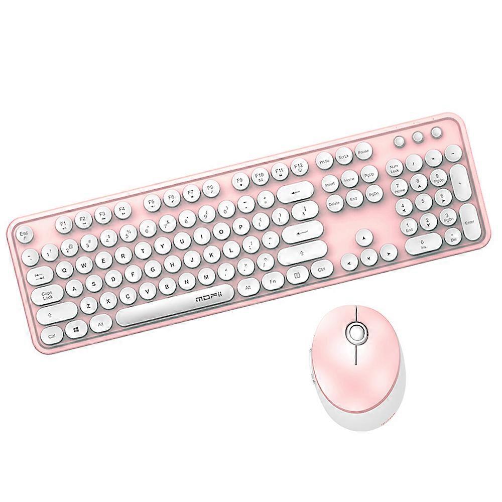 Keyboard Mouse Combo Pure Color 2.4G Wireless Keyboard Mouse Set ...