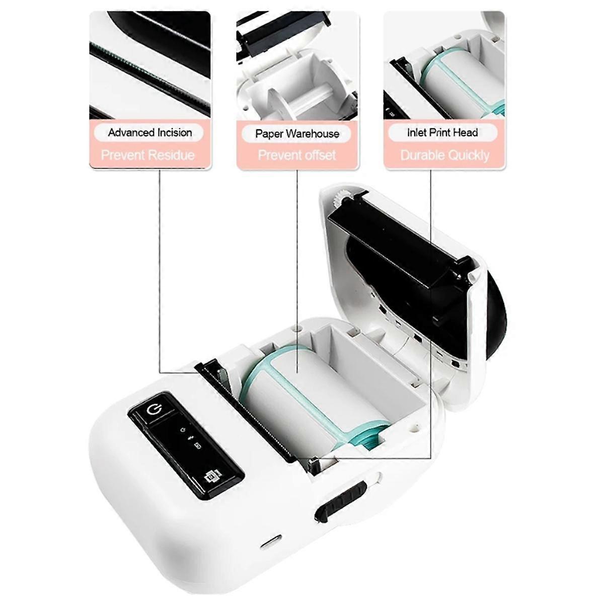 Mini Thermal Label Printer Barcode Printer Mobile Sticker Maker ...