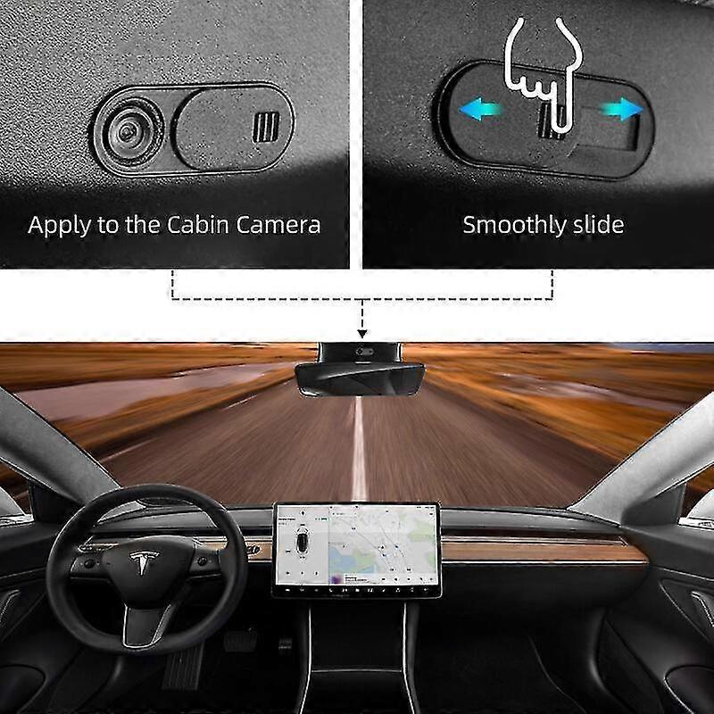Fonken Camera Covers for Tesla Model 3 Y Webcam Slide Blocker Privacy ...
