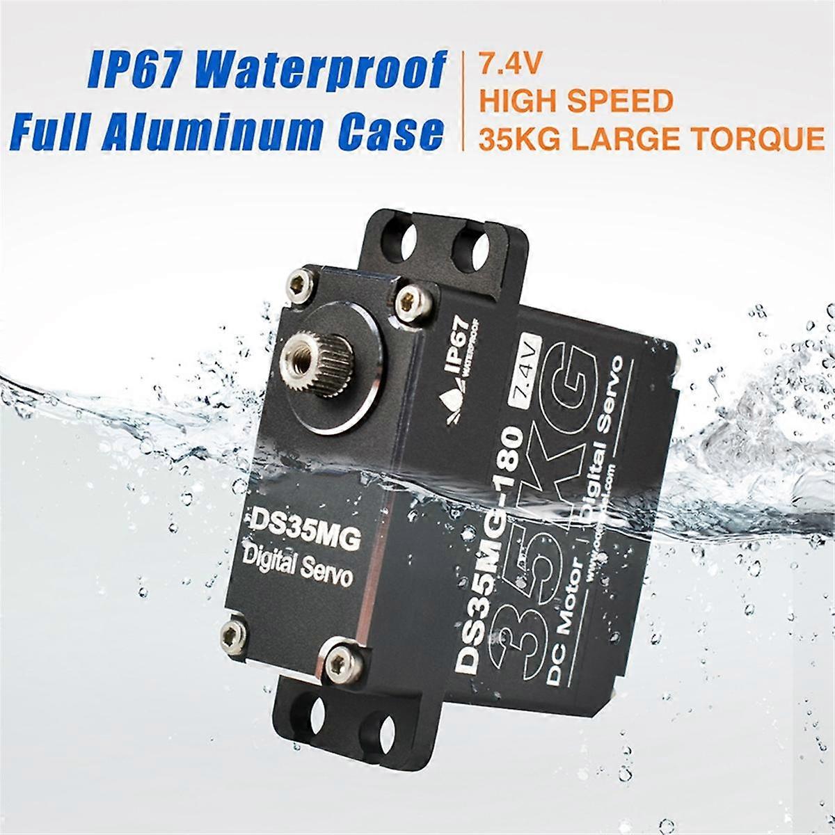 35KG RC Servo Motor Waterproof Digital Servo High Torque Metal Gear ...