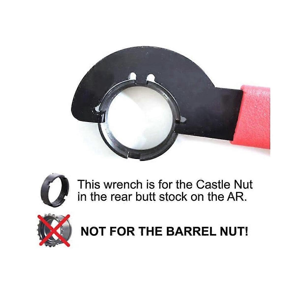 Castle Nut Wrench 1 1/4 with Non- Rubber Handle, Adjustable Spanner ...