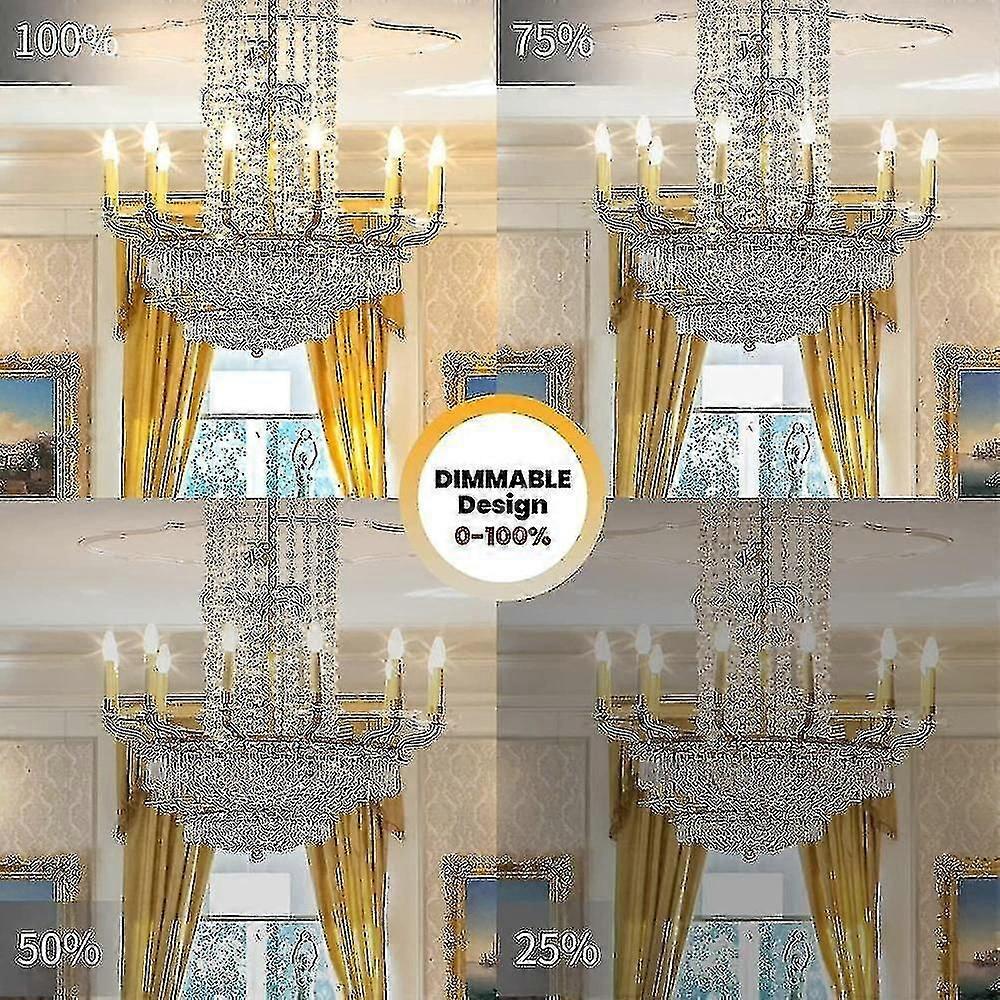 10 Pack B15d Halogen Bulbs, Dimmable 42w C35 Halogen Candle Light Bulb 42w B15d Eco Halogen ...