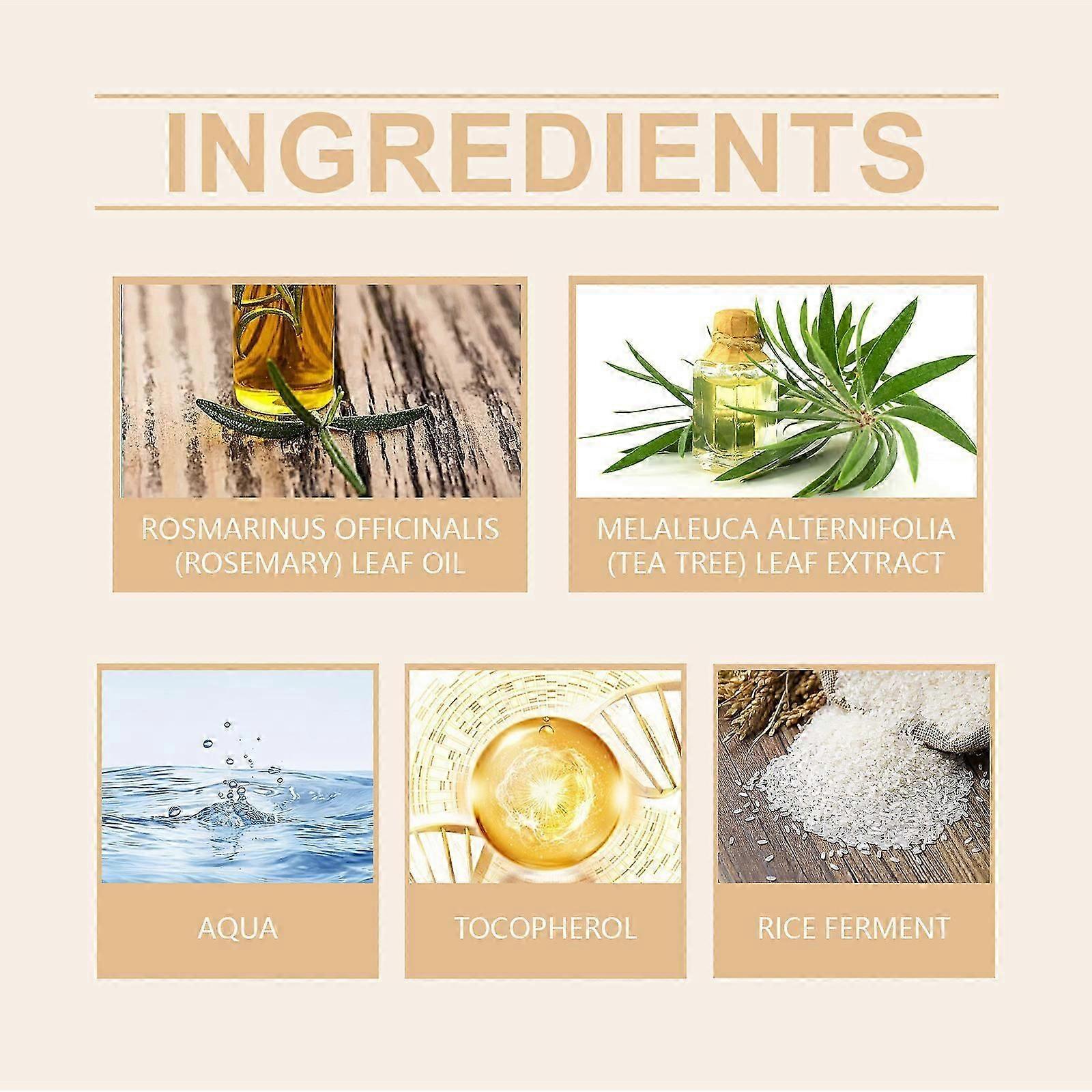 Rice Water for Hair Growth, Rice Water Spray with Rosemary & Vitamin E ...