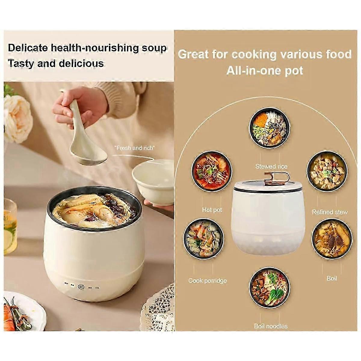 Smart Mini Rice Cooker, Multi-Function Cooker, Mini Hot Pot Rice Cooker ...