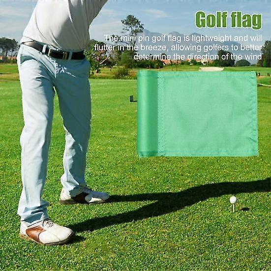 Golf Flag Nylon Golf Target Flag with Tube Mini Pin Flags Inserted ...
