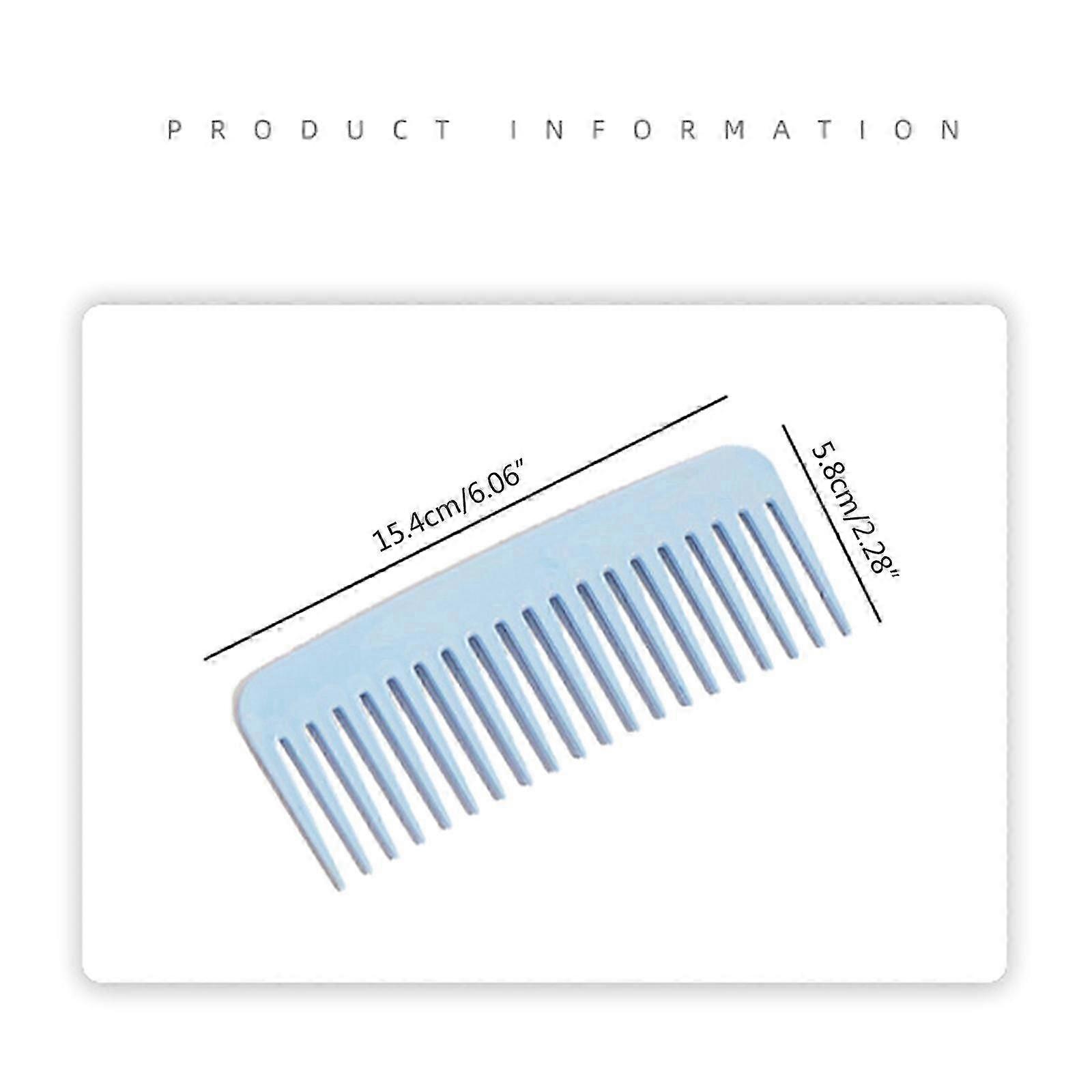 Wide Tooth Comb Anti Static No Handle Combs Thick Wavy Curly Hair For ...