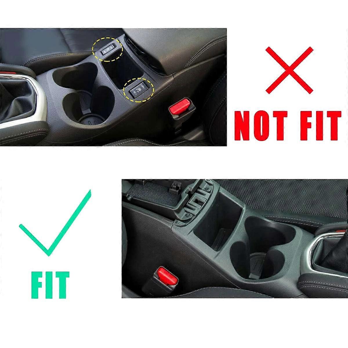 Car Center Console Gear Box Shift Panel Cover Water Cup Holder Trim ...