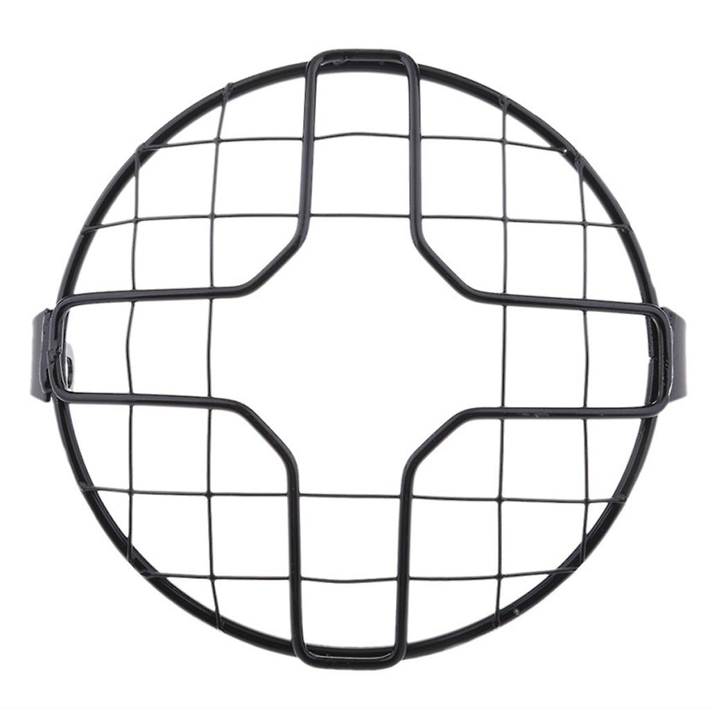 Wearproof Metal Motorcycle Headlight Guard Grille Protector Round ...