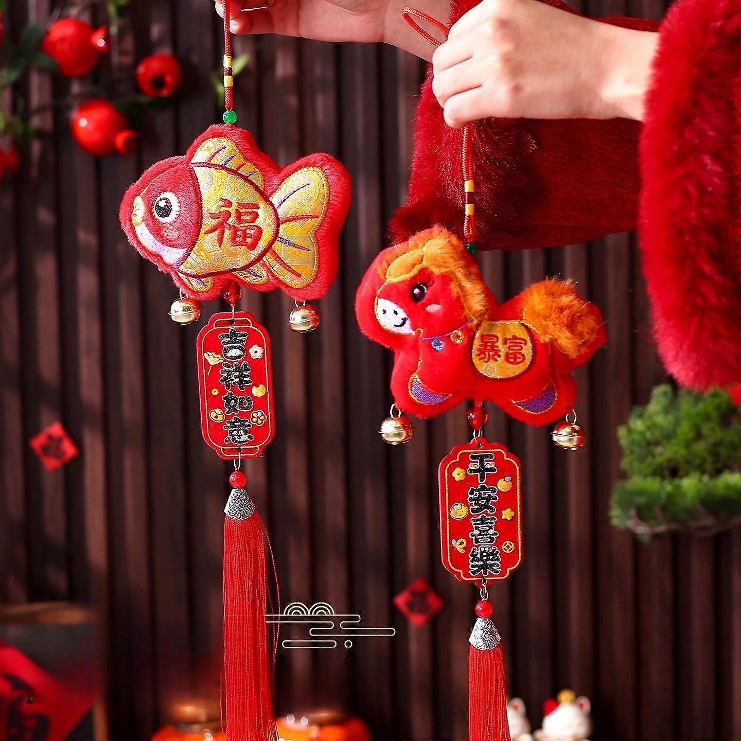 1pc Lucky Horse Zodiac Ornament Set, Auspicious for 2026, Chinese New ...