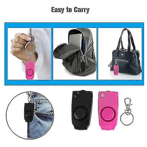 Personal Alarm 110db Safe Sound Emergency Self-defense Security Alarm ...