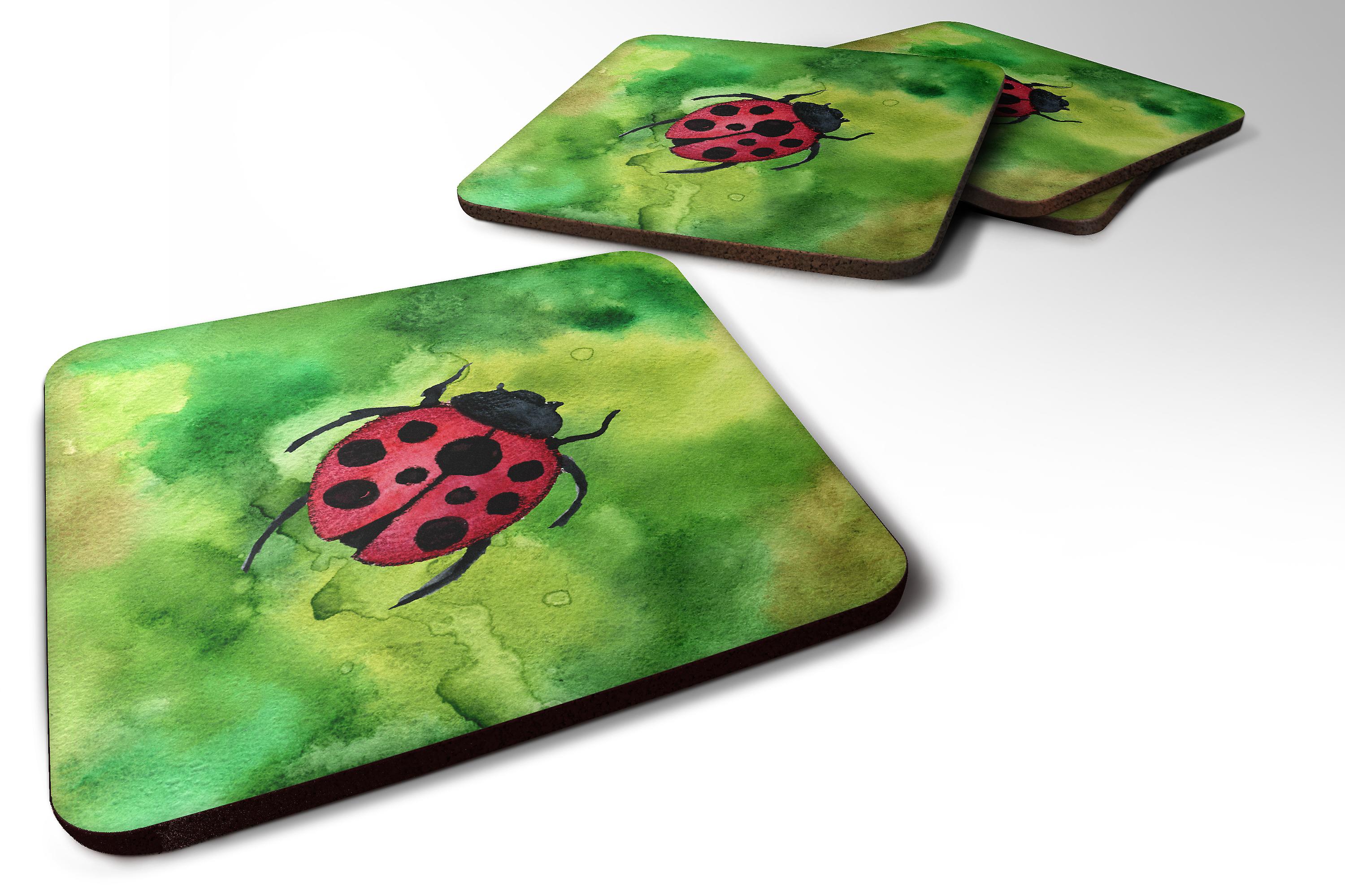 Carolines Treasures BB5770FC Irish Lady Bug Foam Coaster Set of 4 ...