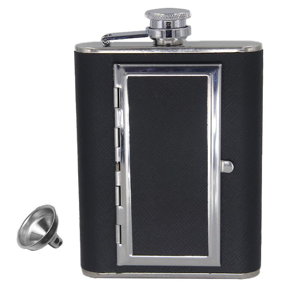Dhrs Stainless Steel Hip Flask, Leak-proof Hidden Flask With Cigarette ...