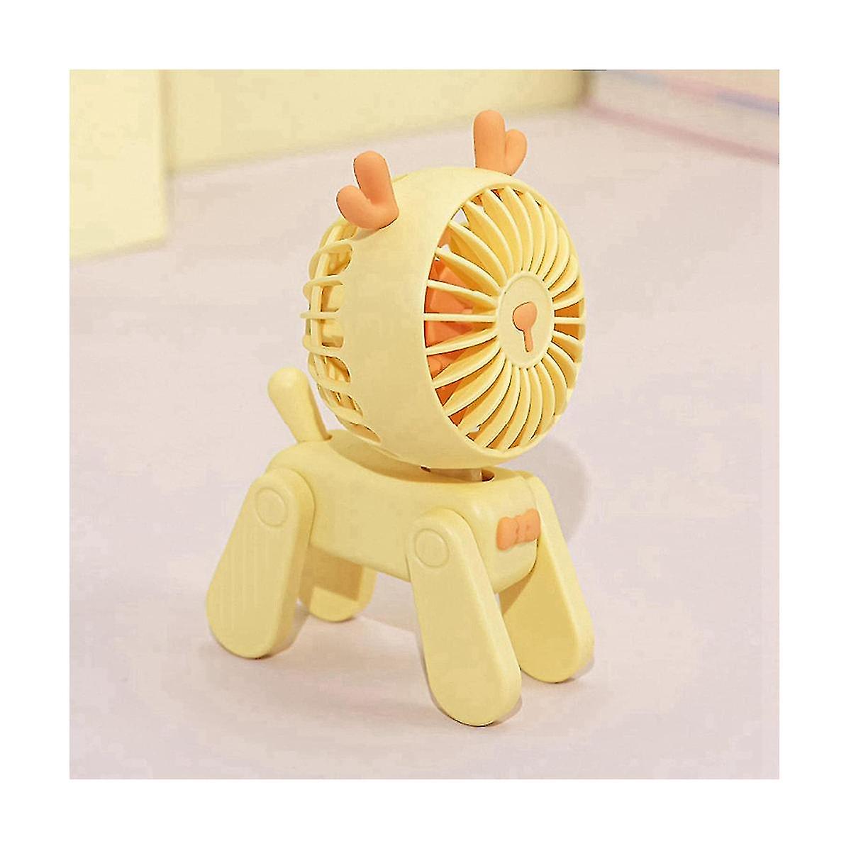 Small Fan Table Fan Stable Standing Desktop Mini Fan Adult Children ...