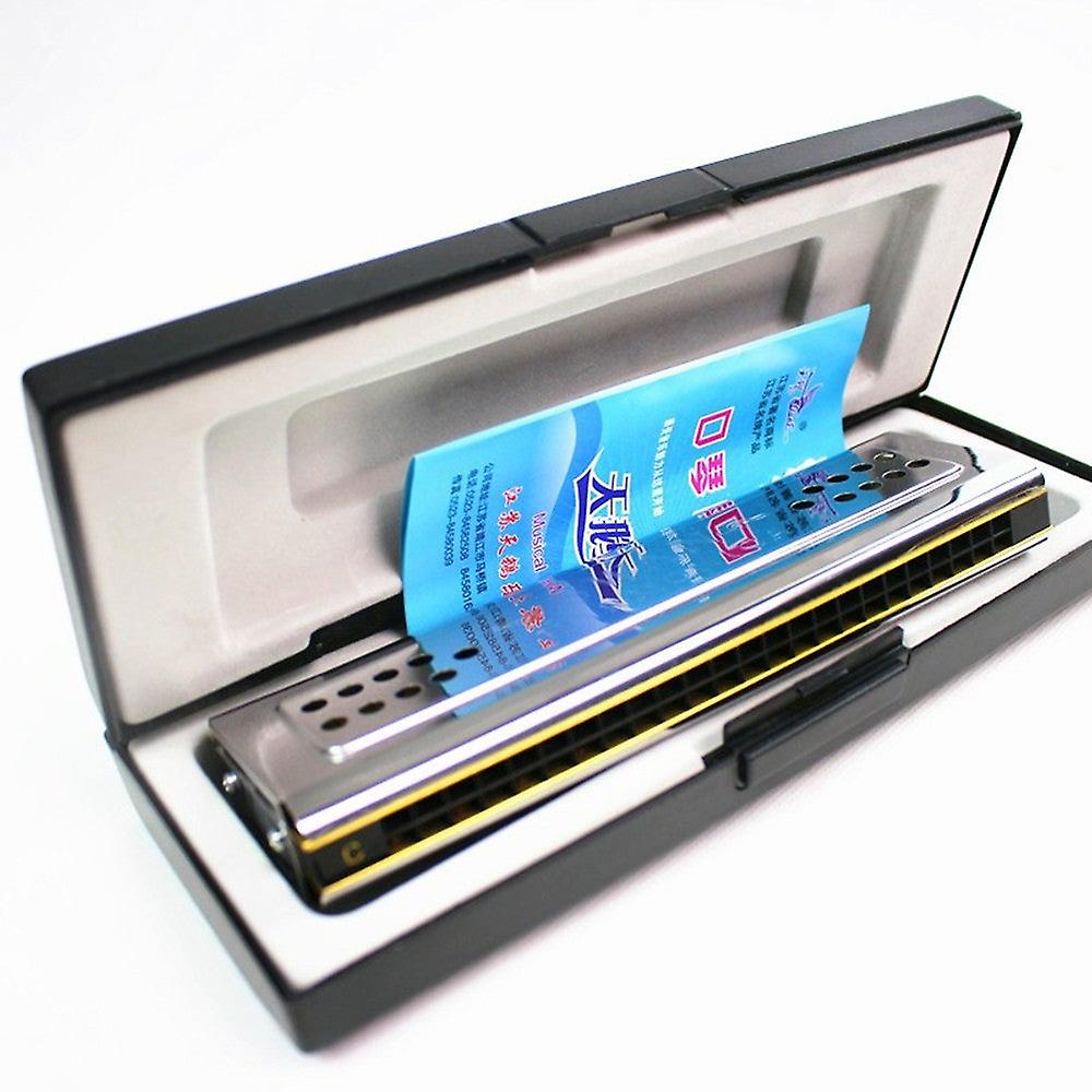 Harmonicas Both Sides Swan Harmonica Tremolo C And G Key 24 Holes ...