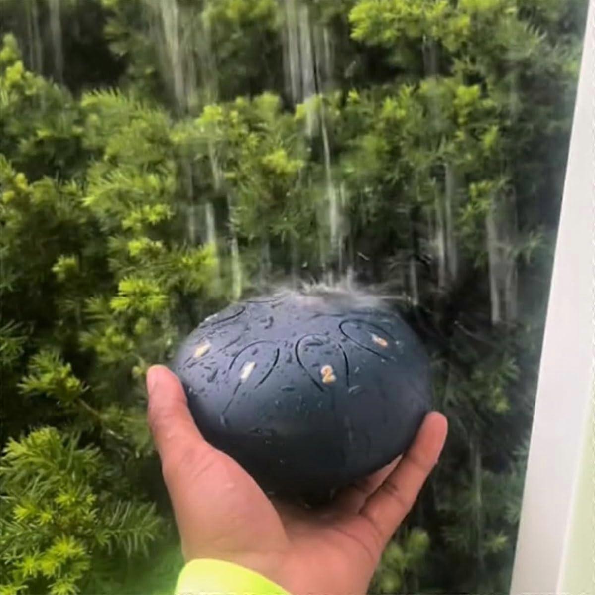 Rain Drum for Outside Garden, Chakra Drum for Rain Outdoor, Steel ...