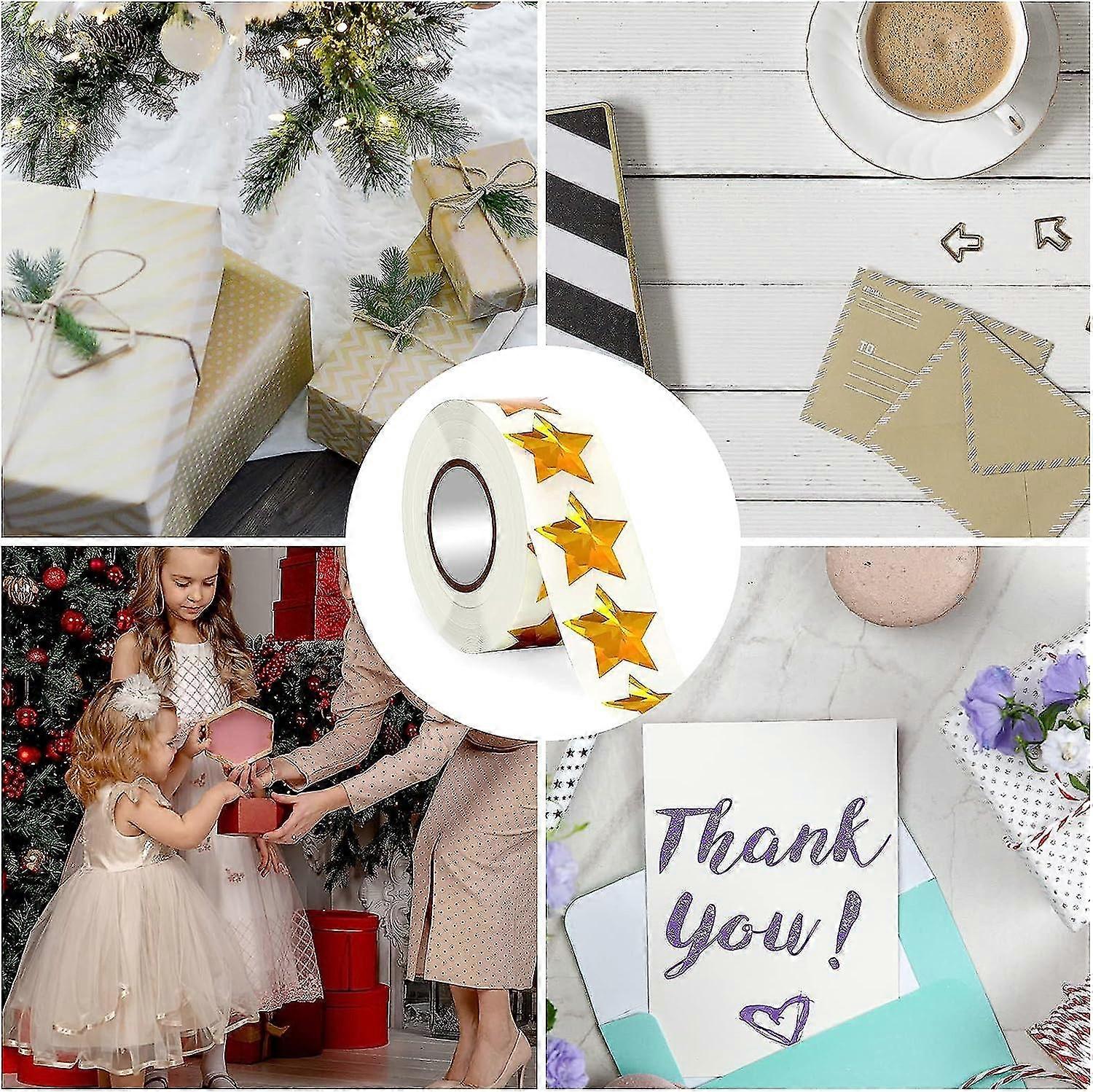 500pcs Gold Star Stickers For Kids Reward Chart At School Classroom, 1 ...