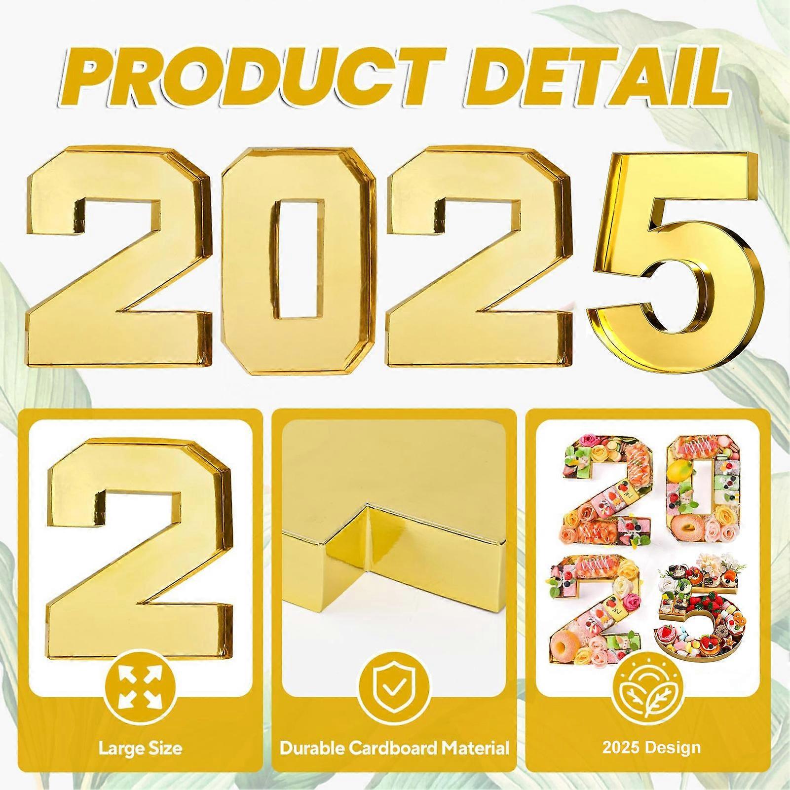 4Pcs Cardboard Number Tray Fillable Sweets Candy Cupcake Container ...