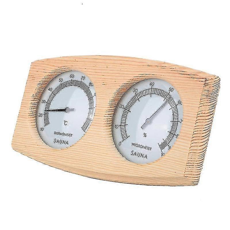 2 In 1 Sauna Room Wooden Thermometer Hygrometer Steam Temperature ...
