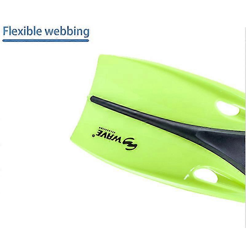 Diving Fins Full Foot Pocket Swimming Flippers Open Toe Snorkeling Swim ...