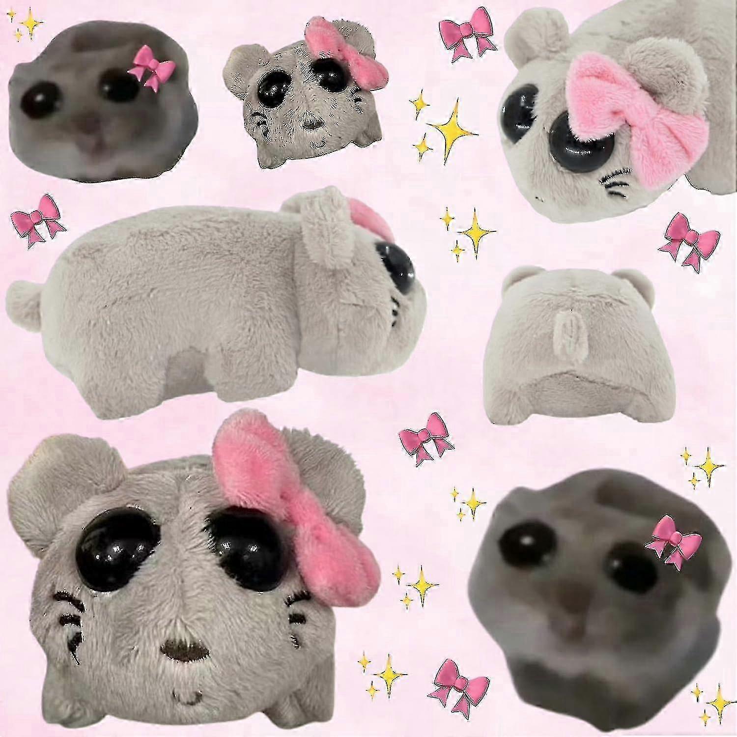 Sad Hamster Meme Plush Toy, Sad Hamster Meme Plush Toy With Built In ...