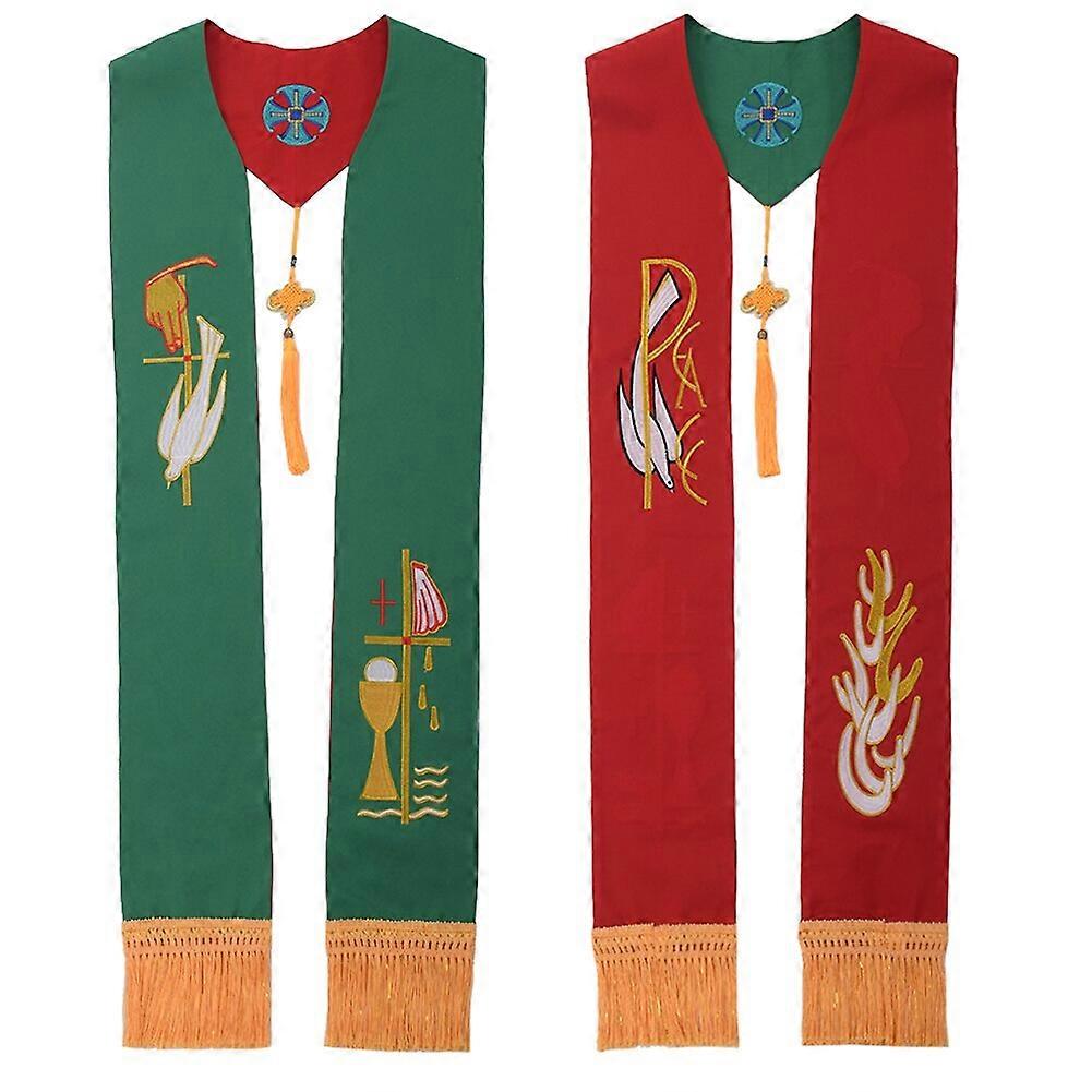 Anglican Priest Stole Clergy Double Sided Unisex Adults Catholic Mass ...