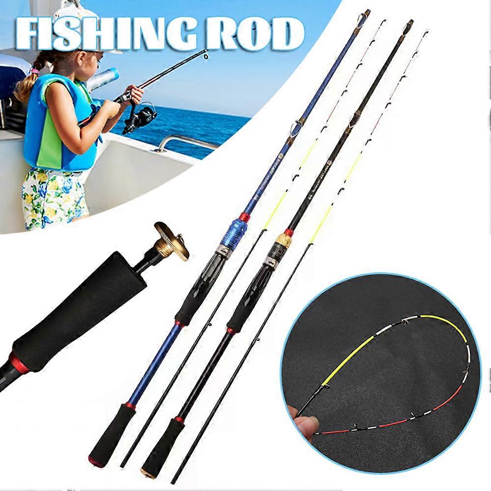 1.3/1.5/1.8/2.1m Throwing Fishing Rod Portable Heavy Duty Fishing Pole ...