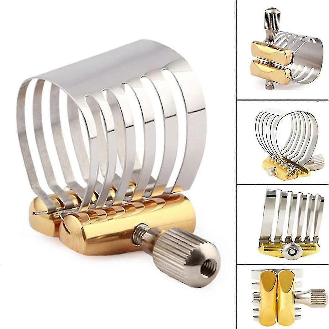 Tenor Saxophone Clamp Instrument Mouthpiece Ligature Clip Sax Head Clip ...