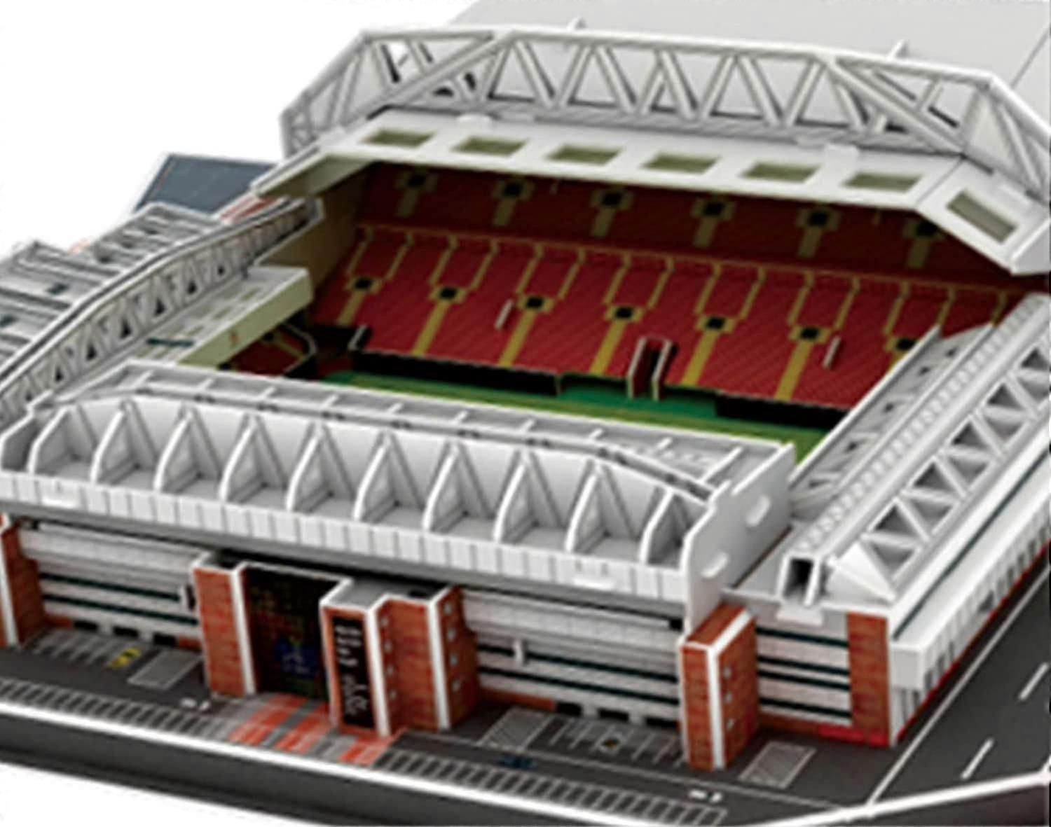 1pcs 3d puzzels, diy gebouw model, nieuwe Liverpool Anfield stadion ...