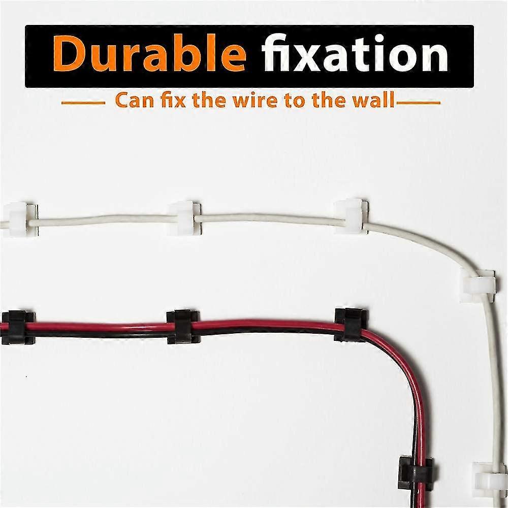 50pcs Cable Clips. Adhesive Cable Organizer Cord Holder. Durable Strong ...