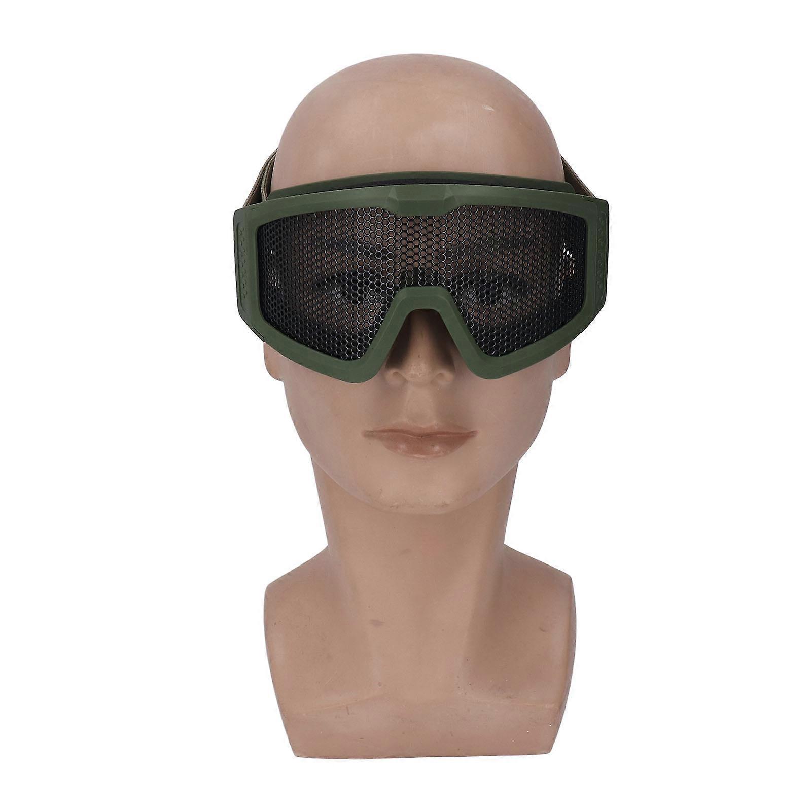 Safety Goggles Breathable Shock Resistant Iron Mesh Patterned Wind Sand ...