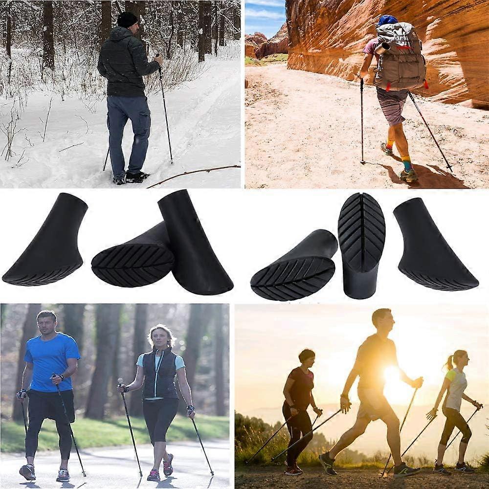 TCGG-12Pcs Walking Cane Tips Pvc Shock Absorption Walking Stick Tips ...