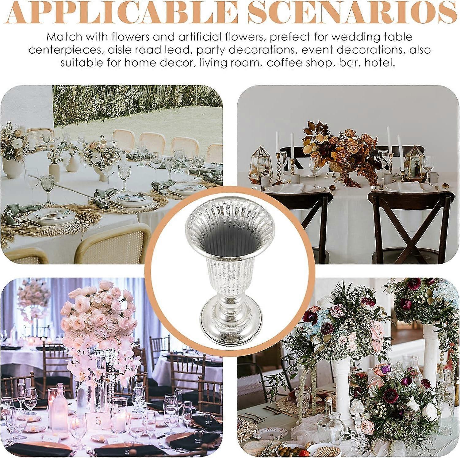 Stone Planters Antique Urn Planter Pedestal Vase Rustic Metal Classic ...