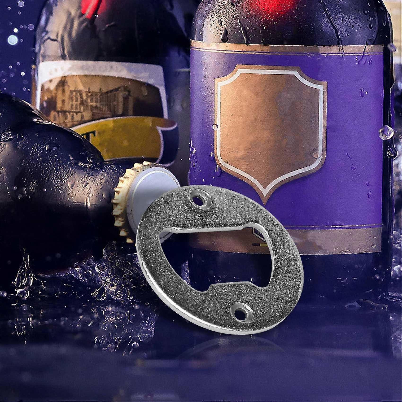 50 Set Bottle Opener Insert,Stainless Steel Round DIY Bottle Opener ...
