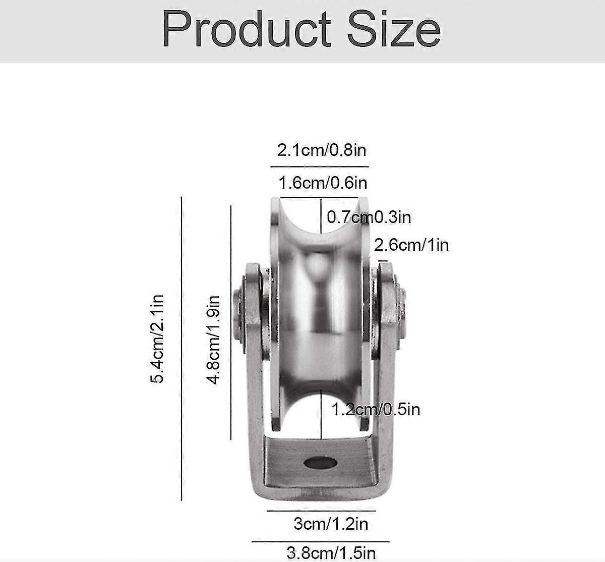 Single Pulley Stainless Steel Rope Pulley, Lifting Pulley, Climbing ...