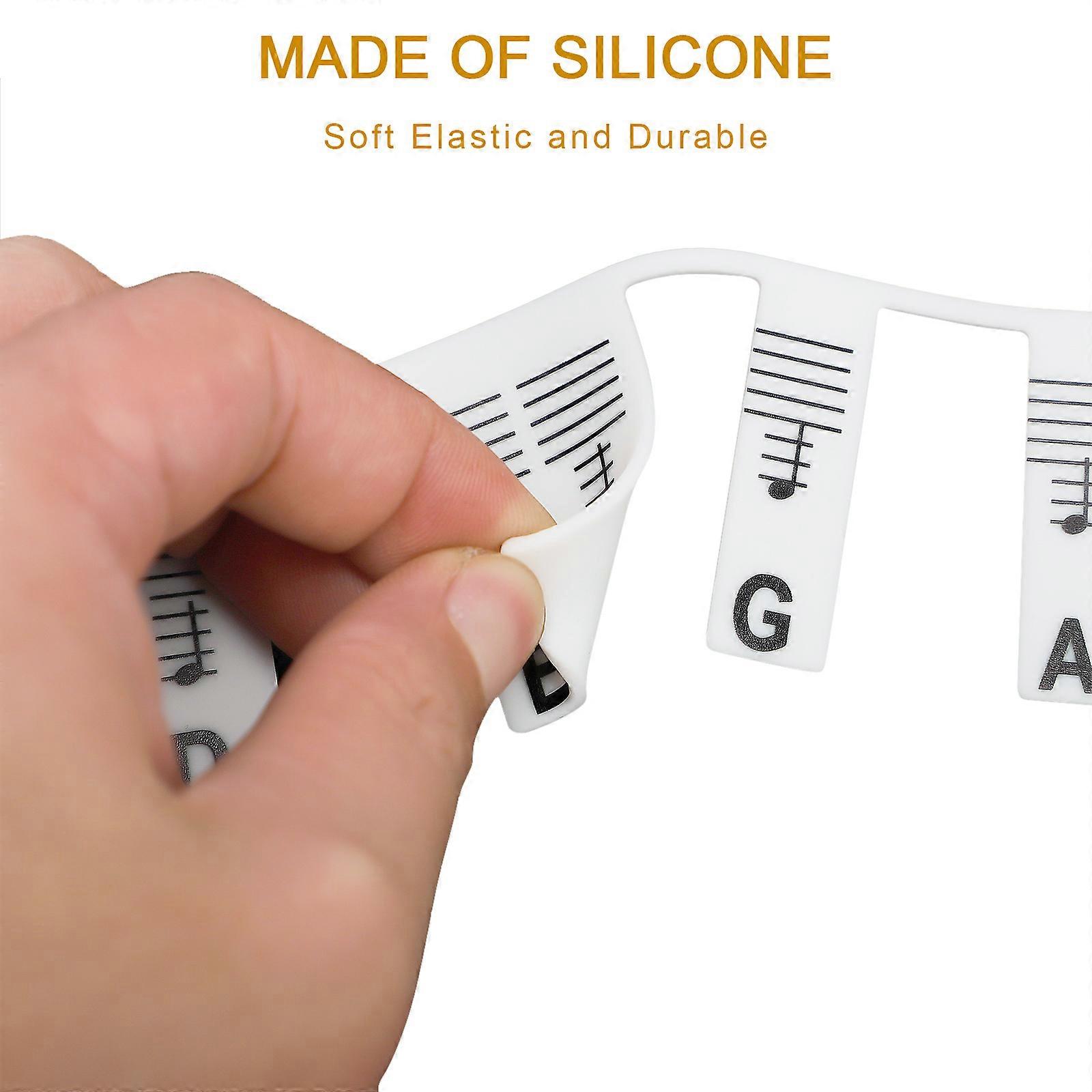 Piano Keyboard Overlay Piano Notes Guide 88 Keys Detachable For ...