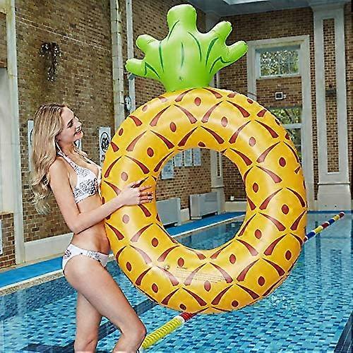2Pcs Fruit Pool Floats Giant Inflatable Avocado Pineapple Pool Floatie with Ball Water Fun ...