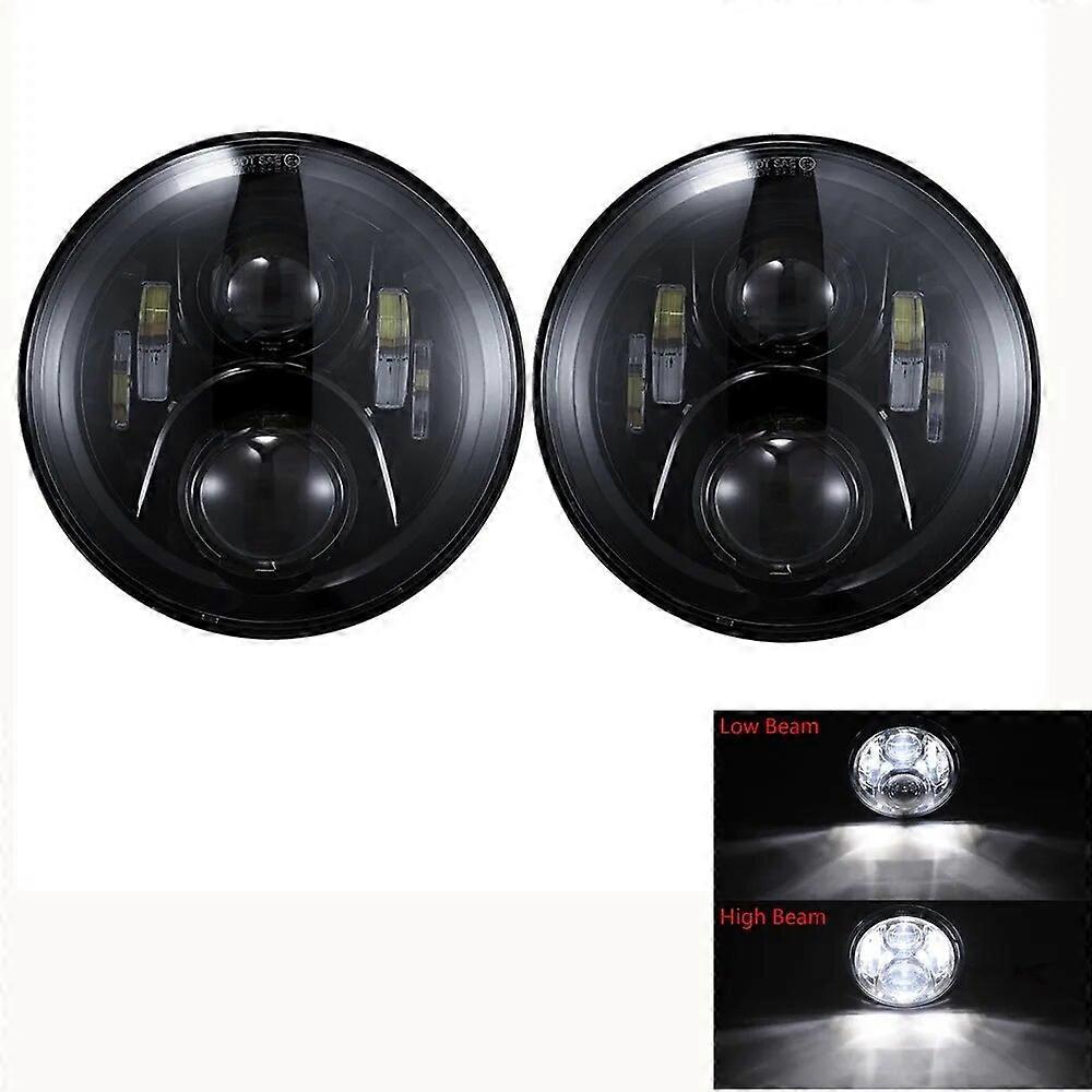 Car Accessories 7Inch Round Led Headlights For Mazda MX-5 MX5 Hummer H1 ...