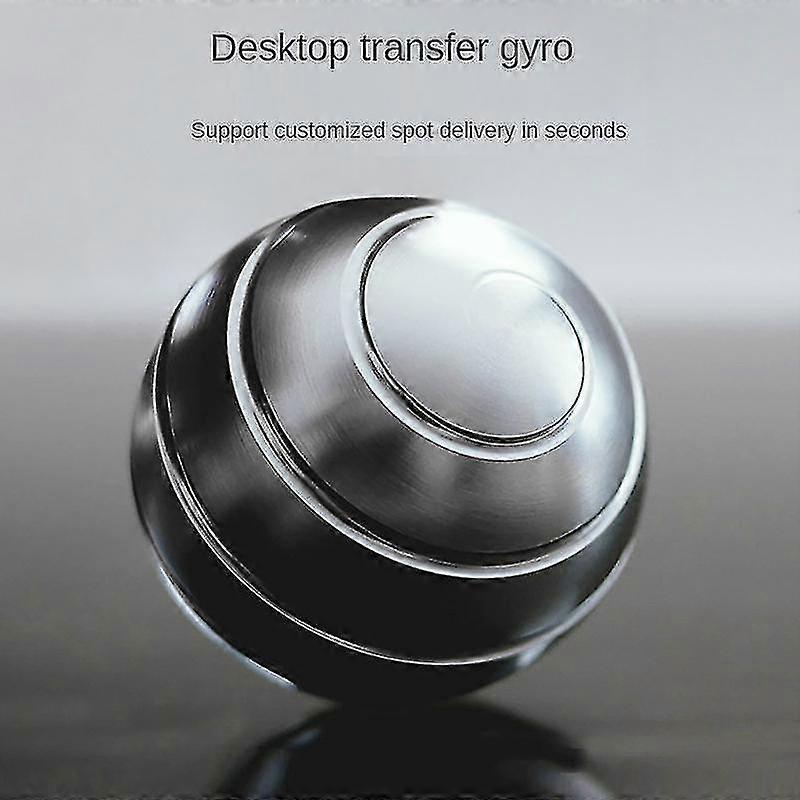 Desk Stress Relief Toys Rotating Spherical Gyroscope Adult Office Kid ...