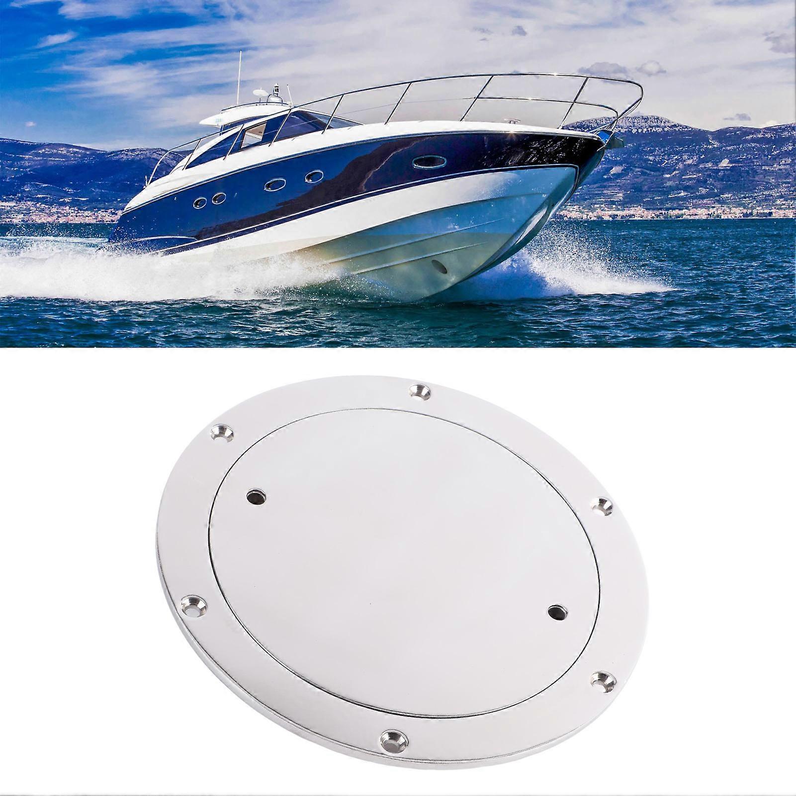 Boat Round Deck Plate Inspection Hatch Marine Access Port Hatch Cover ...