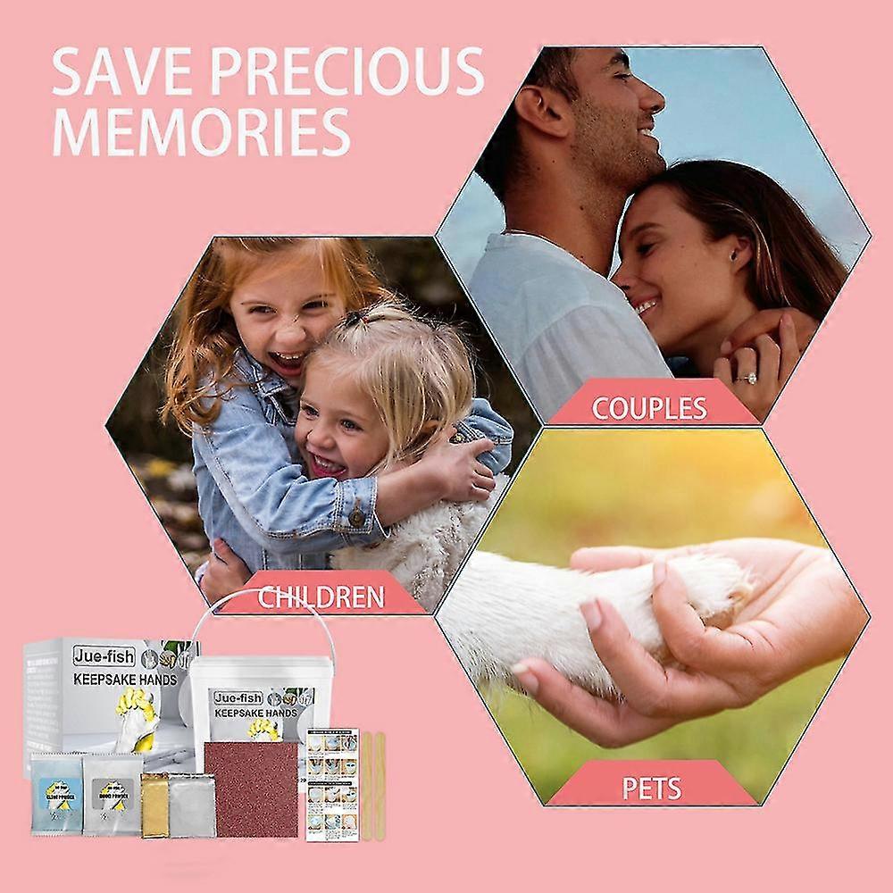 Hand Stencil Set Souvenir Casting Set DIY Plaster Casting Kit Handprint ...