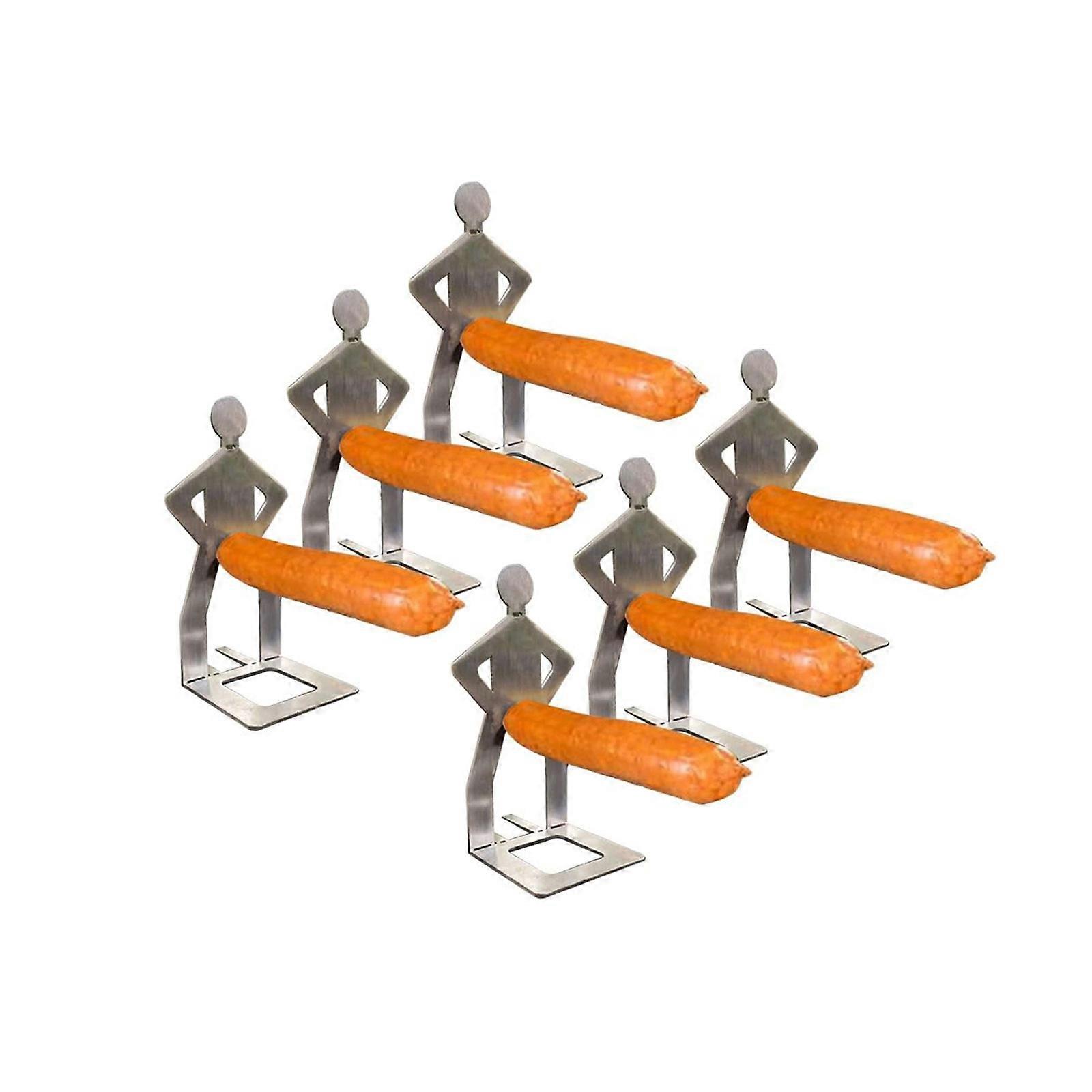 Stainless Steel BBQ Marshmallow Sausage Rack Portable Hot Dog Roaster ...