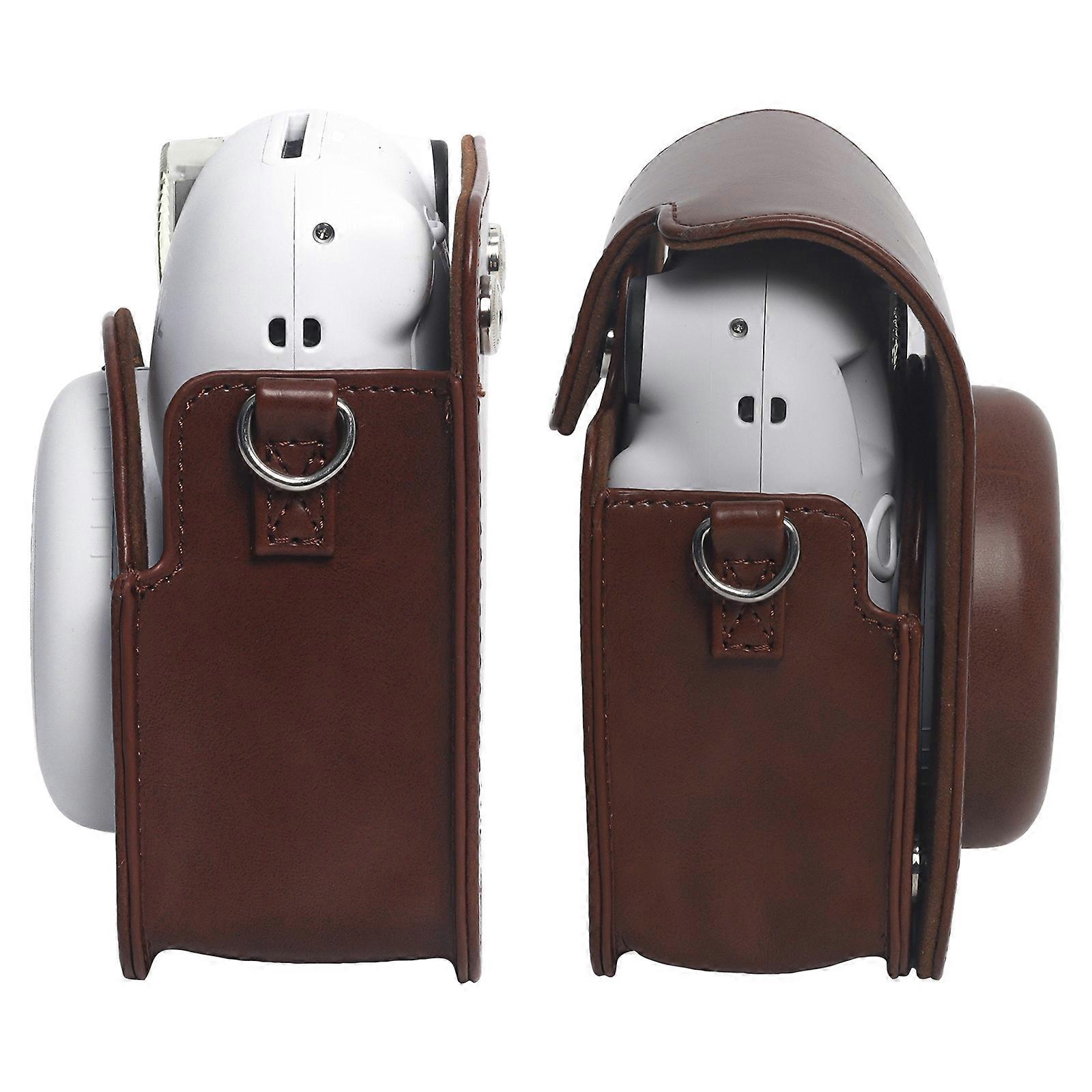 For FUJIFILM Instax mini 12 Leather Case Full Body Camera Bag with ...