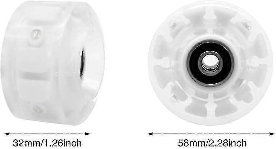 Packing 8 lights -Wheel rotation bearings with low noise to replace the ...