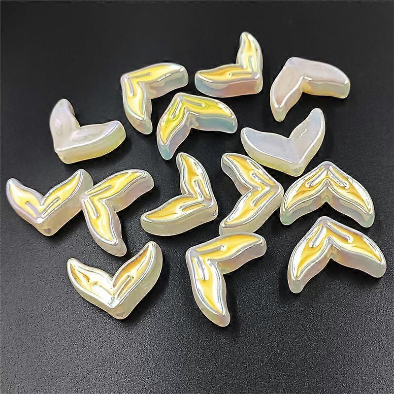 Hanmade Fish Tail Beaded Acrylic Creative Loose Beads Material DIY ...
