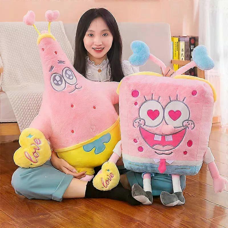 40cm Spongebob Squarepants Patrick Star Pink Kawaii Cartoon Cosplay ...