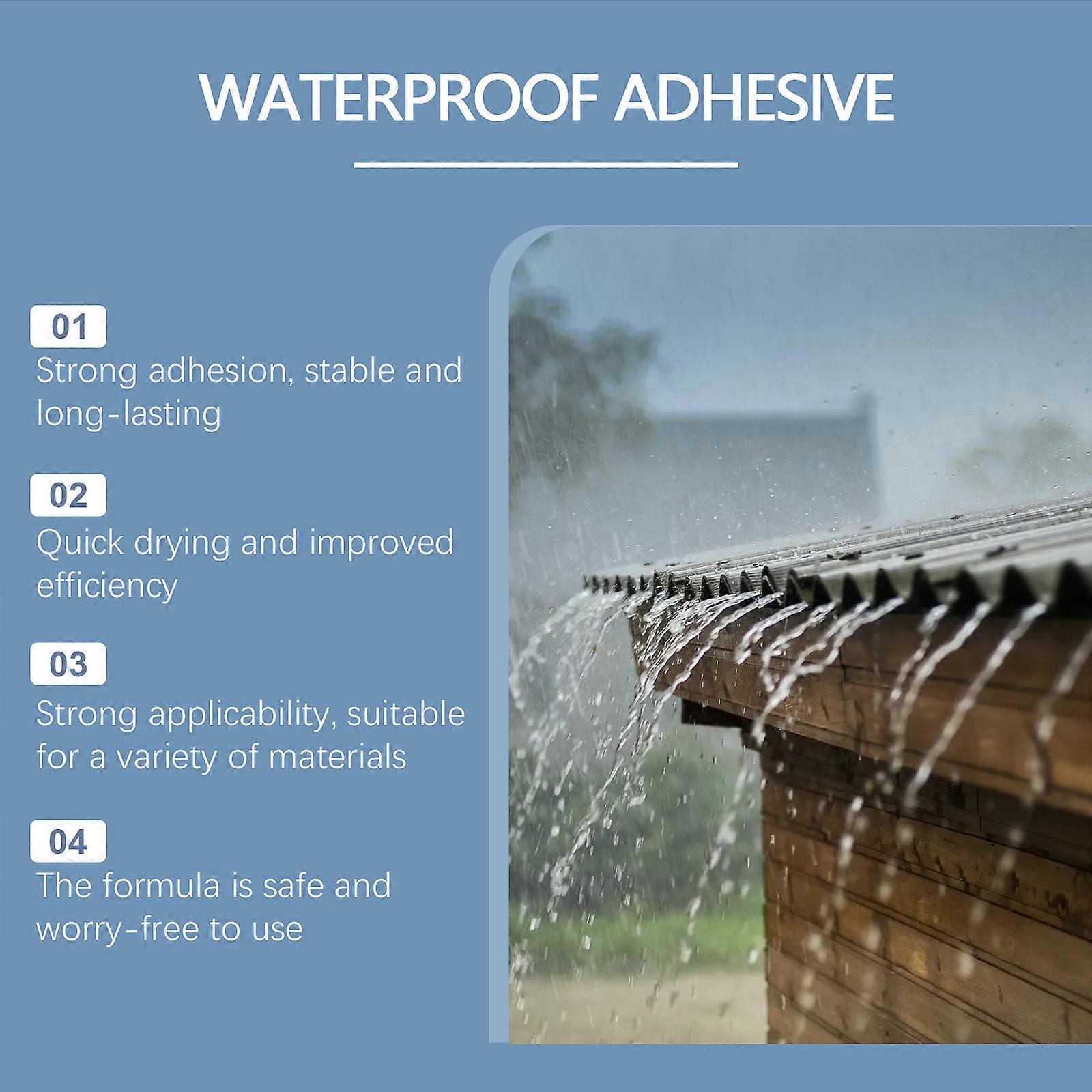 Waterproof adhesive Transparent waterproof adhesive External wall roof ...