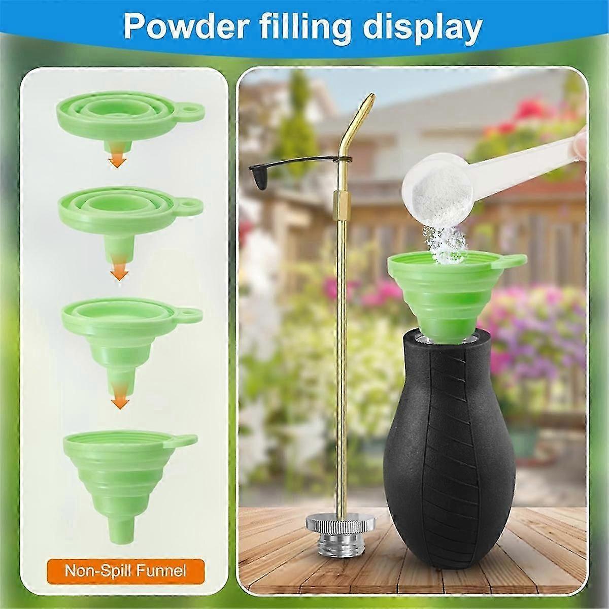 Diatomaceous Earth Duster- 12oz Powder Applicator with Long & Short ...