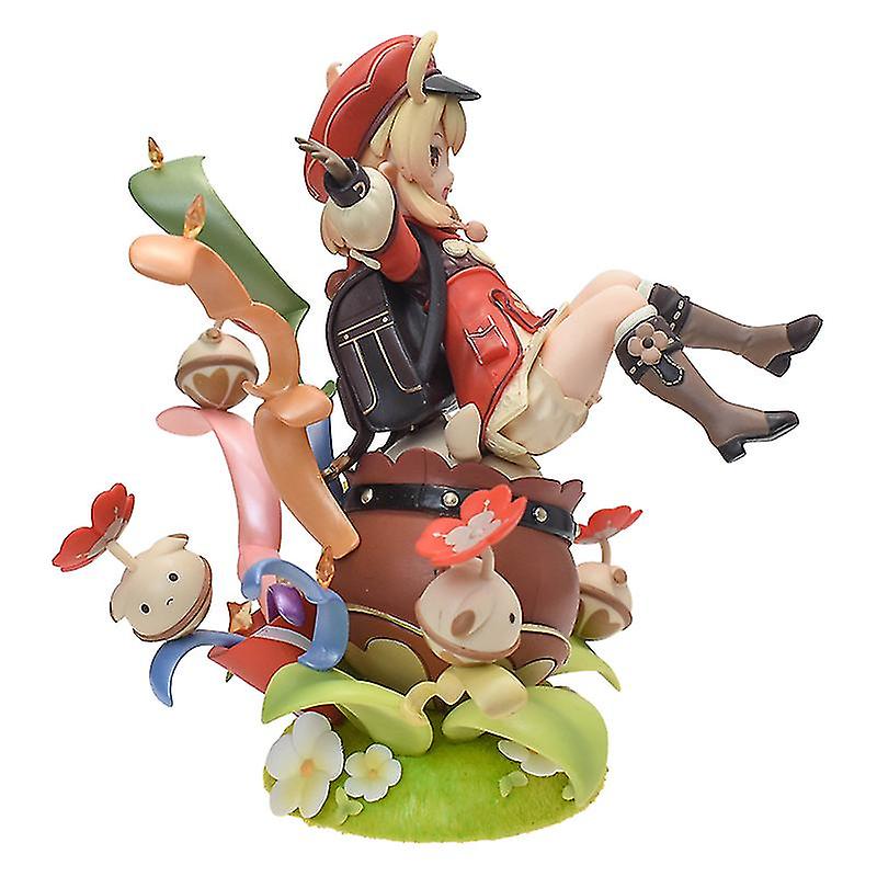 18cm Genshin Impact Klee Ver Girl Figure Spark Knight Klee 1/7 Pvc ...