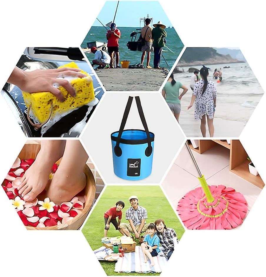 20l Collapsible Bucket, Collapsible Water Bag, Portable Water Container ...