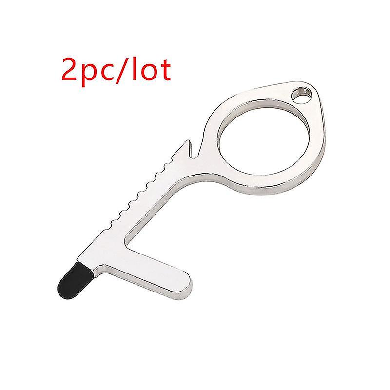 2pcs Anti-contact Key Fobs Contactless Key Door Opener Contactless Door ...